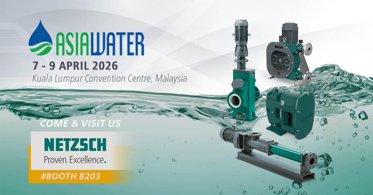 NETZSCH Pompen & Systemen bij ASIAWATER Kuala Lumpur 2026 - NETZSCH ...