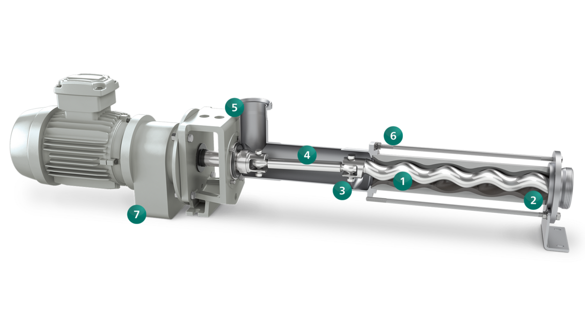 Bomba Helicoidal NEMO® BH Higiênica - NETZSCH Bombas & Sistemas