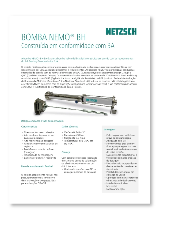 Folhetos - NETZSCH Pumps & Systems